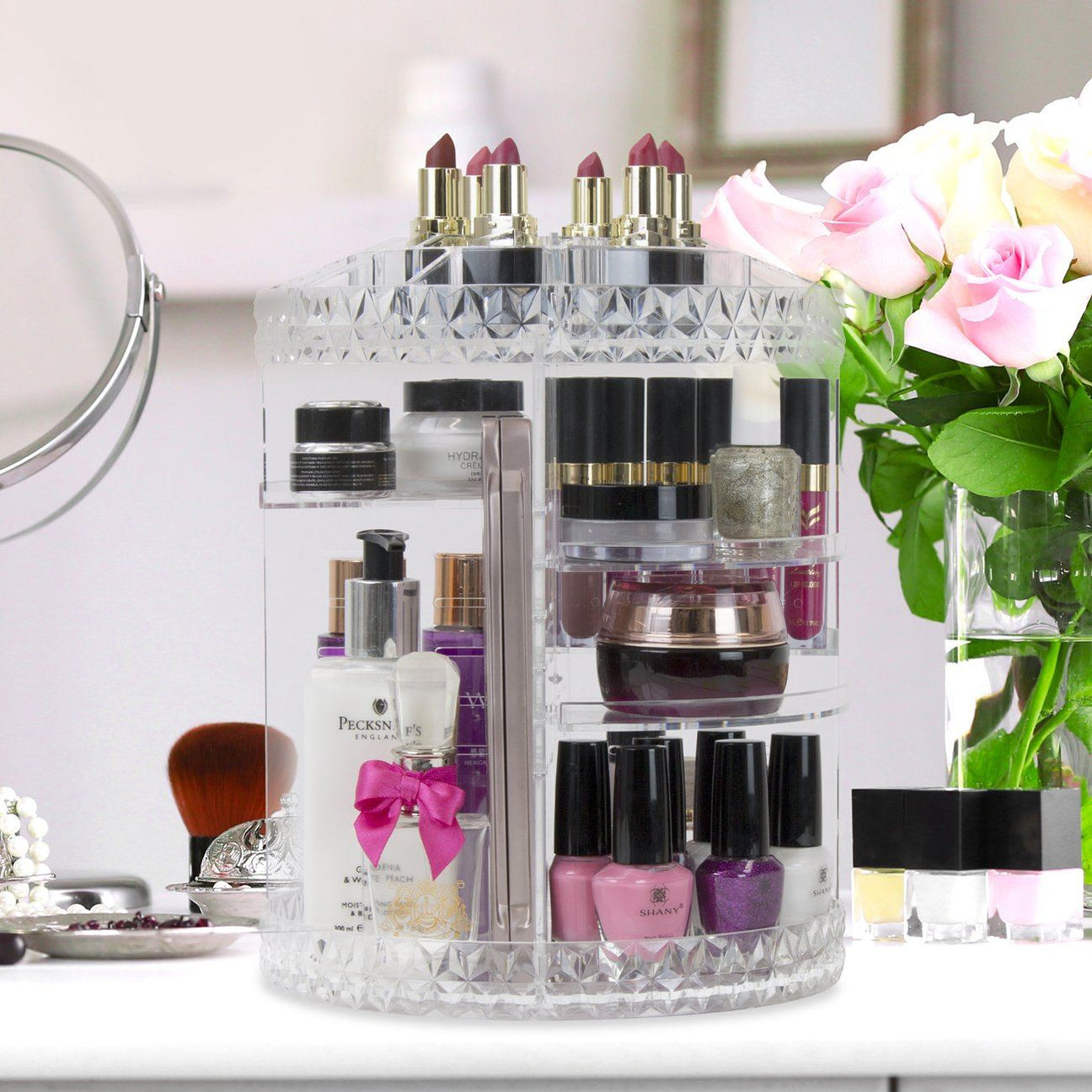 360° Makeup Organizer Carousel – Sorbus Beauty