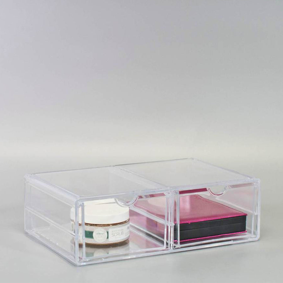 Stackable 2 Column Cosmetic Organizer Drawer (XL) – Sorbus Beauty